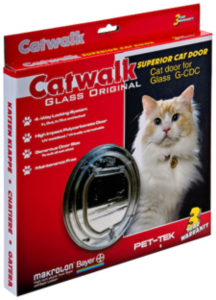 Catwalk Glass Fitting Cat Door Clear – Kiwi Petz