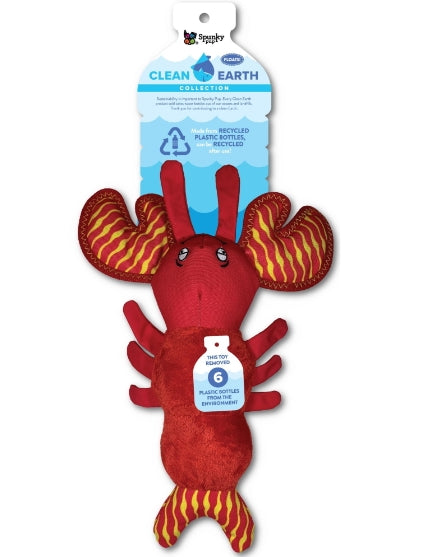 Clean Earth Dog Toy Lobster Large – Kiwi Petz